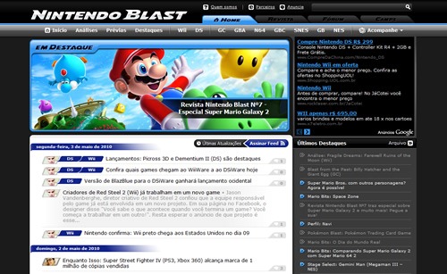 Nintendo Blast ganha novo layout ultra-rápido! - Nintendo Blast